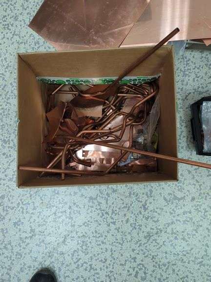 Assorted Scrap Copper Includes Piping Rods Sheets And More Mayo