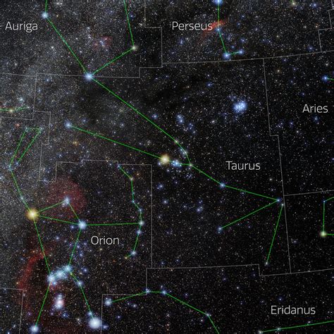 Taurus Star Constellation Taurus Star Constellation High Res Vector