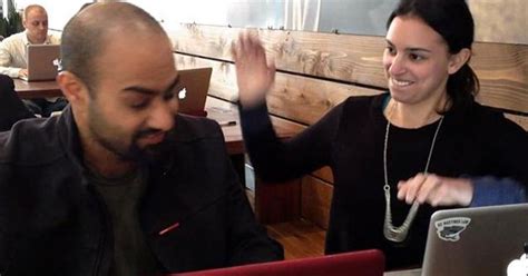 computer programmer hired a woman to slap him whenever he went on