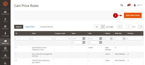 How To Create Shopping Cart Price Rules In Magento Magento Tutorials For Beginners