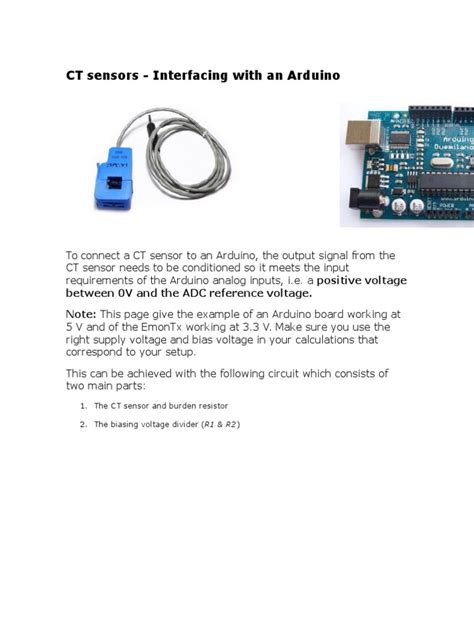 Ct Sensors Resistor Voltage