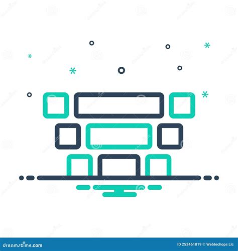 Diagram Nested Icon Vector Illustration 331977710