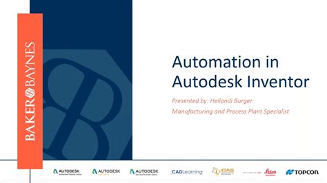 Automation In Autodesk Inventor Part 3 Ilogic Youtube