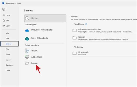 Cara Menyimpan File Di Microsoft Word 365 Terlengkap Dan Mudah Dipahami Urbandigital