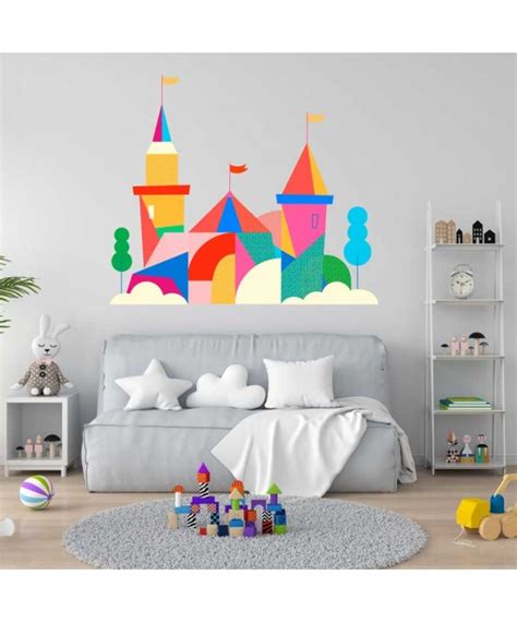 Детски стикери за стена Замък —