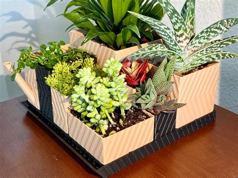 Gridfinity Modular Planter System By Hopper Dropper Makerworld Download Free 3d Models