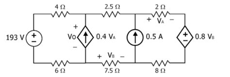 Solved Solve The Circuit Using Mesh Supermesh Analysis Also Chegg Com