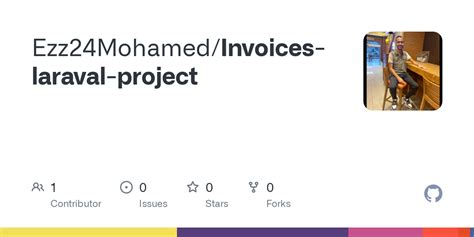 GitHub Ezz Mohamed Invoices Laraval Project