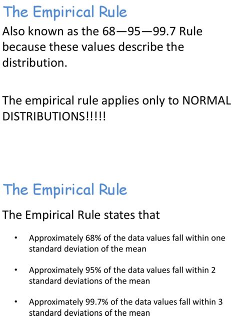 Empirical Rule Examples Normal Distribution Pdf Standard