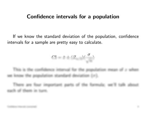 SOLUTION Bs Biostatistics Confidence Intervals Studypool