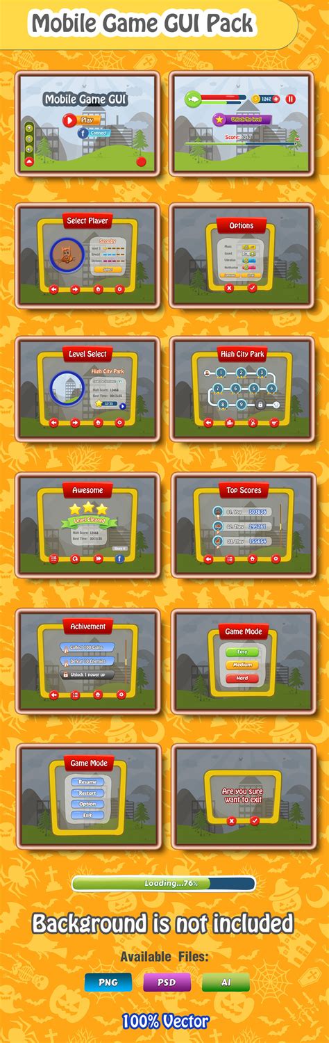 Mobile Game Gui Free Download Psd For Website Mobile App Ui By