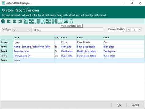 Designing A Custom Report