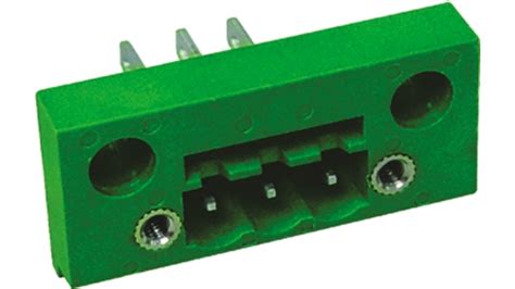 Rs Pro 5 08mm Pitch 12 Way Pluggable Terminal Block Feed Through