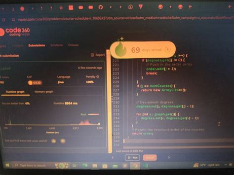 Akash Agrawal On Linkedin Codingchallenge Codingninjas 100daysofdsa