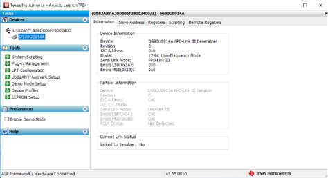 How Do I Access The DS90UB914A Through DS90UB914A CXEVM EVB And Analog LaunchPAD Interface