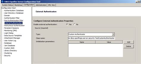 External Authentication In Spotfire® Spotfire Spotfire Community
