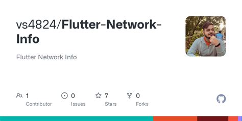 Github Vs4824flutter Network Info Flutter Network Info