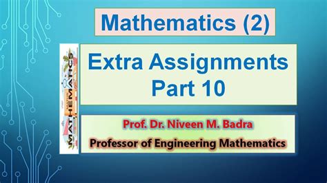Extra Assignments Part 10 Youtube