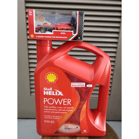Shell Helix Power 0w40 Shopee Malaysia