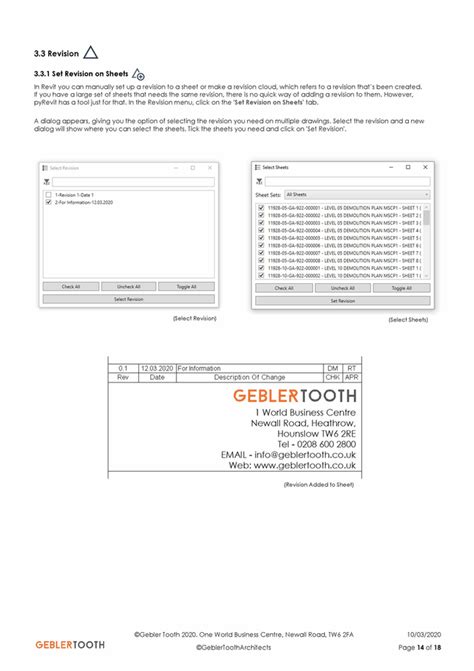 pyrevit tool set revisions on sheets