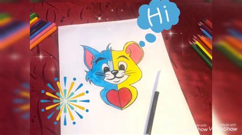 Tom And Jerry اسهل طريقه رسم توموجيري😍 Youtube
