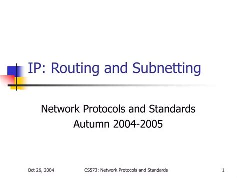 PPT IP Routing And Subnetting PowerPoint Presentation Free Download ID 649458