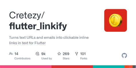 GitHub Cretezy Flutter Linkify Turns Text URLs And Emails Into Clickable Inline Links In Text