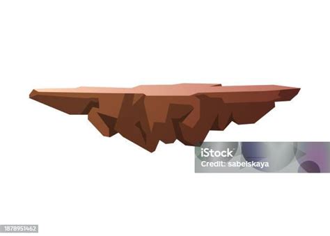 레벨 플랫폼 빈 땅 섬 떠 다니는 벡터 일러스트 레이 션 바위 무대 Gui 레벨 게임이있는 만화 판타지 지형 0명에 대한 스톡 벡터 아트 및 기타 이미지 Istock