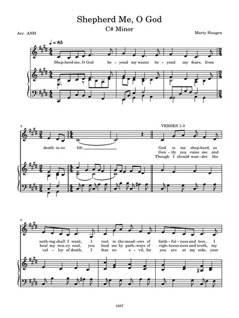Shepherd Me O God Marty Haugen Pdf