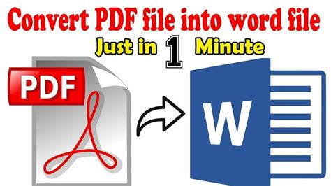 How To Convert Pdf File Into Word File Conversion Of Pdf Into Word 2020