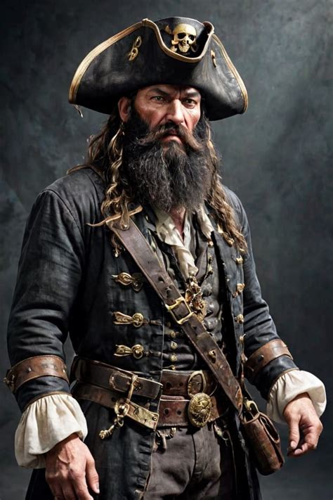 Ultra Realistic Pirate Blackbe Image Created By Maehara Tensor Art
