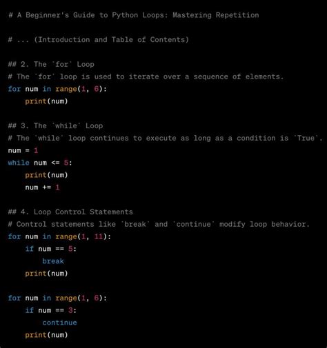 Muhammad Waqar Ahmed On Linkedin A Beginners Guide To Python Loops