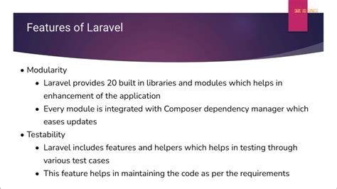 Ktu Cst463 Web Programmings7 Csmodule 5 Part 3laravel Overview