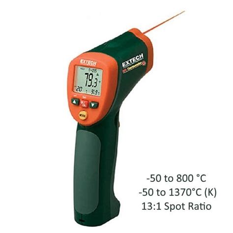 Extech 42515 Infrared Thermometer With Type K Input Leda Electronics