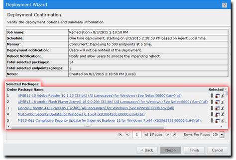 Using The Deployment Wizard