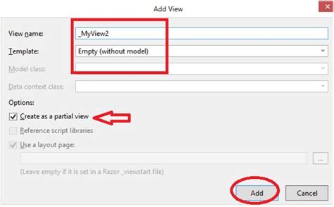 Partial Views In Aspnet Mvc