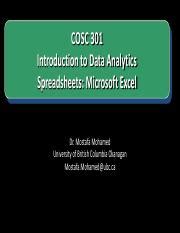 Mastering Data Analytics With Microsoft Excel A Comprehensive Course Hero