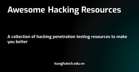 awesome hacking resources