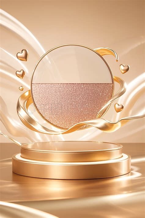 玻璃球ai数字艺术 5203d渲染金色米色展示台半透明玻璃球闪光粉背景波浪心形装饰插画 Ai背景免费下载png格式2728像素编号71765702 千图网