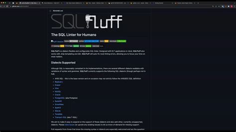 Meltano In Action Sqlfluff Youtube