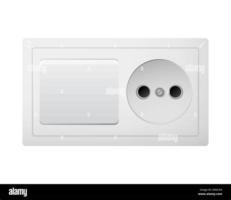 Electrical Socket Type C With Switch Receptacle From Europe Stock Vector Image Art Alamy