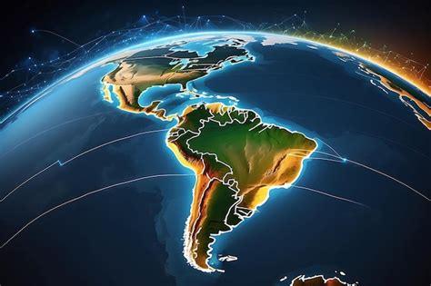 Premium Photo Concept Of Global Network And Connectivity Ai Generated