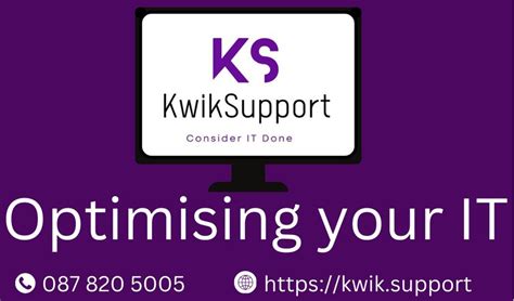 Kwik Support On Linkedin Optimise Your It With Our Vast Array Of
