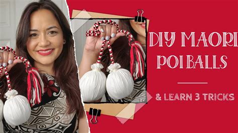 How To Make Maori Poi Balls And Learn 3 Tricks Youtube