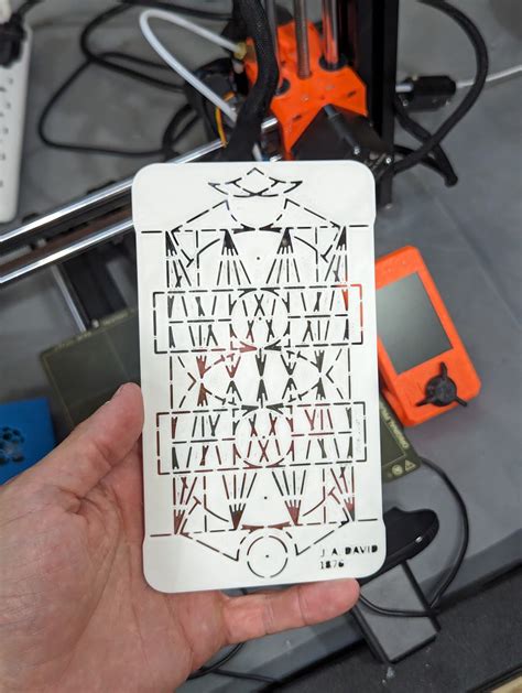 Lettering Stencil Plaque Découpée Universelle Pdu 1876 Von Nelson Kostenloses Stl Modell