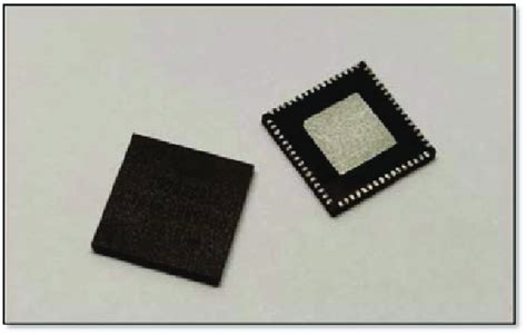 Image Of The Dco Chips Qfn64 Packing Was Used To House The Die The Download Scientific