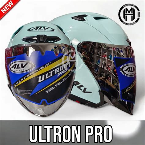 Jual Helm Alv Ultron Pro Solidhalf Face Terbaru Helem Keren Shopee