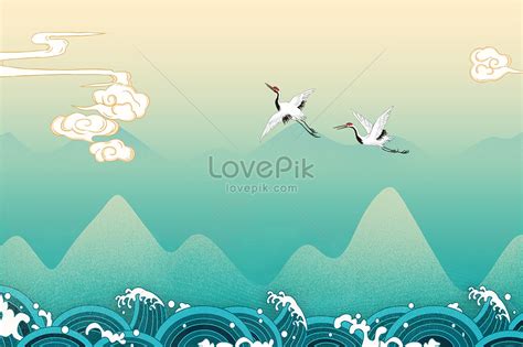 중국 스타일 풍경 배경 이미지 Hd 중국 스타일 단순한 전통 배경 사진 무료 다운로드 Lovepik