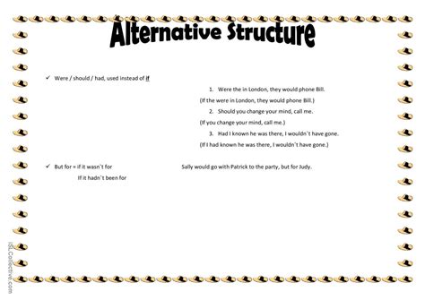 Conditional Types And Structures Gra… Español Ele Hojas De Trabajo Pdf