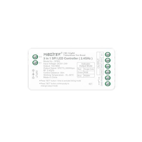 24g 5 24v 50 240w Spi Controller Single Colourrgbrgbw Arcled